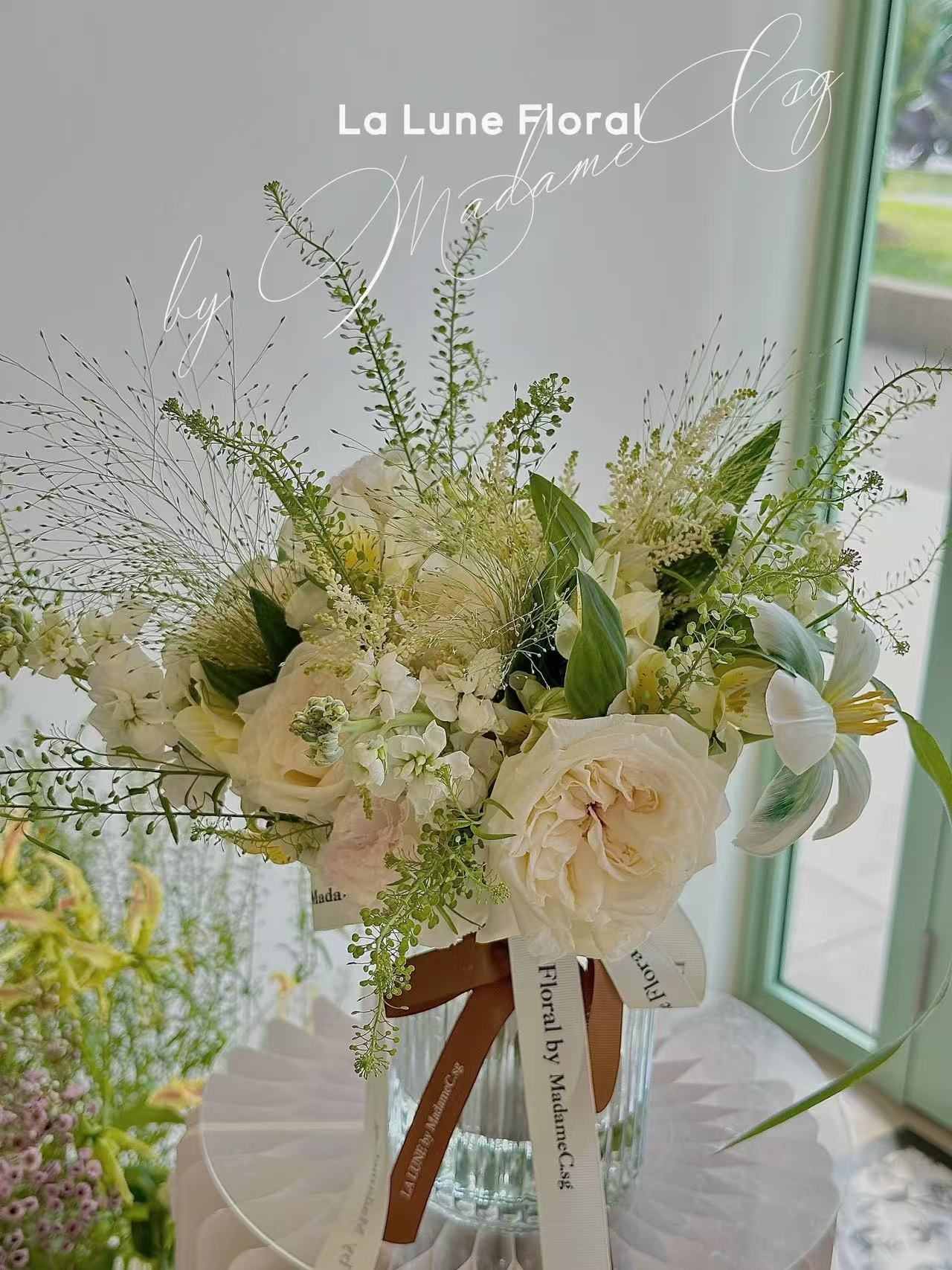 Bridal / ROM Bouquet ( from $158 ） – La Lune Floral SG